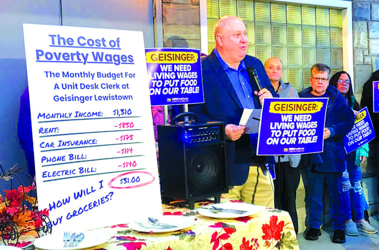Geisinger employees rally for ‘living wages’ | News, Sports, Jobs - The ...